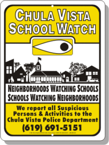 School Watch Street Signs | Neighborhood Watch Signs - National ...